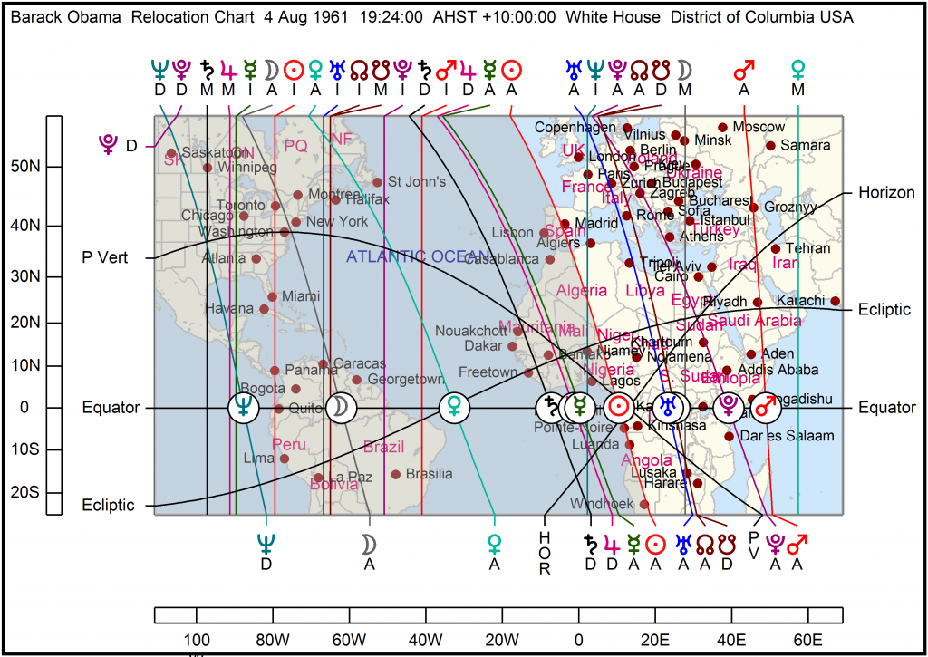 Donald Trump V/s Barack Obama – The nature revealed through Astro-Carto ...
